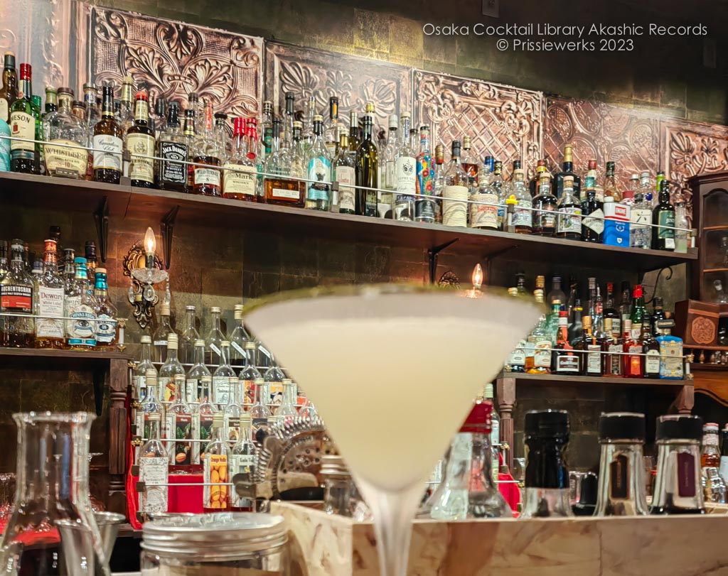 Hidden gem in Osaka: Osaka cocktail library akashic records - Prissiewerks