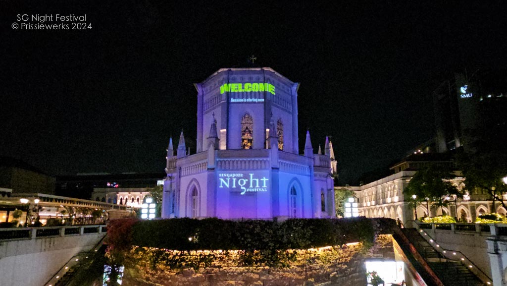 Chijmes projection - SG Night Fest 2024 - Prissiewerks